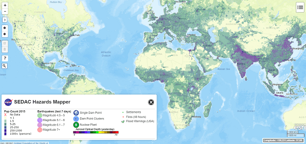 sedac_hazards | Sciences humaines
