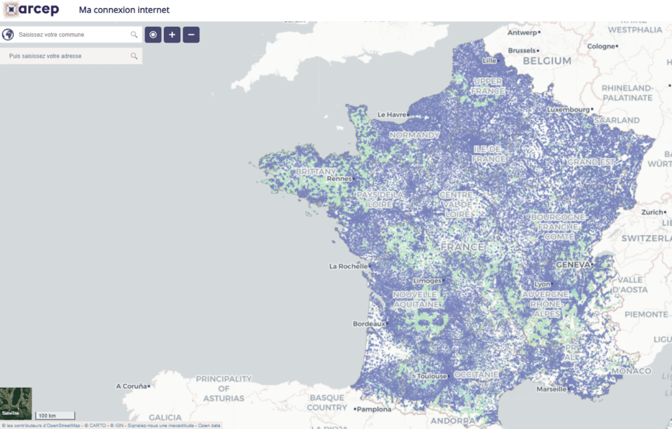 Connexion internet en France | Sciences humaines